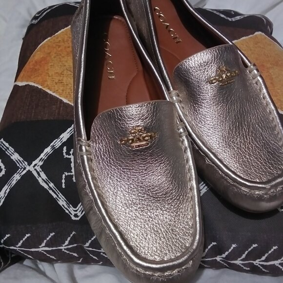 Coach | Shoes | Coach Store Coach Womens Marley Leather Driver Driving ...